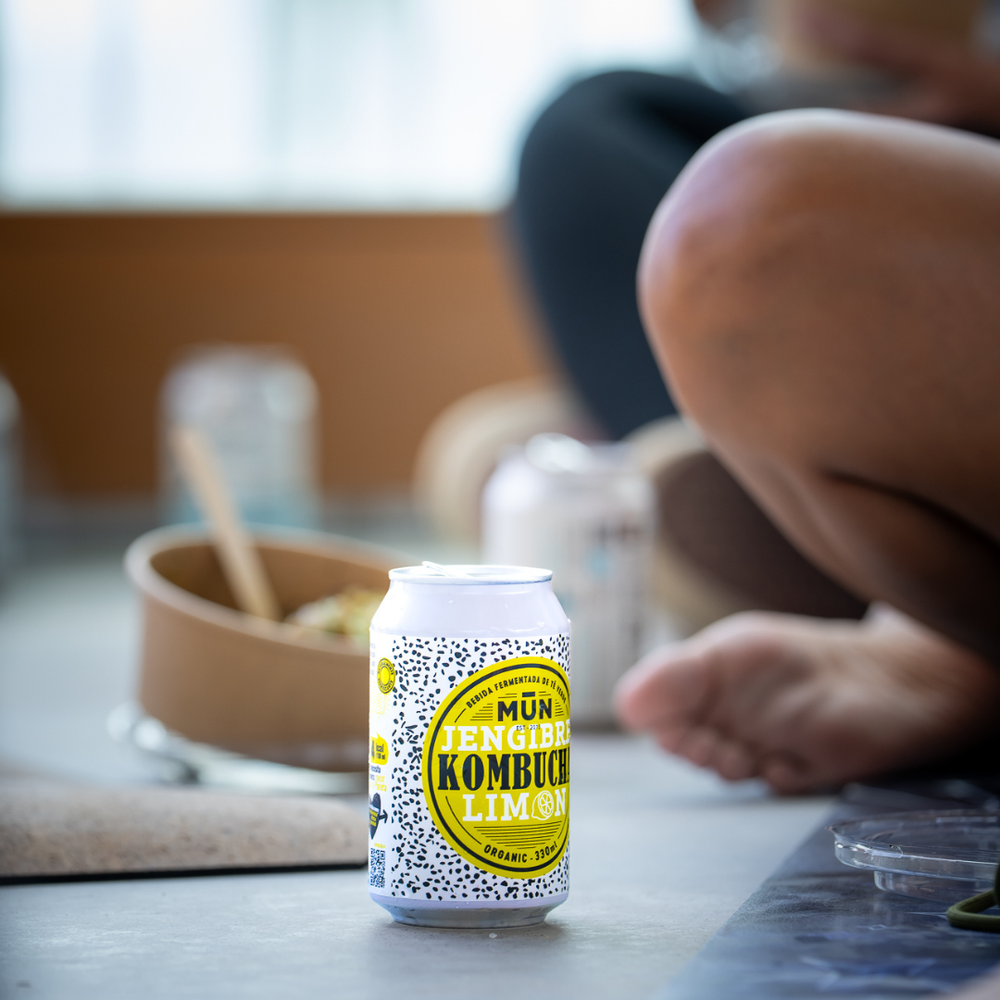 Kombucha Jengibre Limón 330 ml | Mün Kombucha